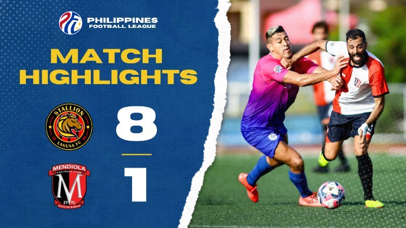 Matchday+ - Stallion laguna FC 8-1 Mendiola FC 1991 | Highlights | PFL ...